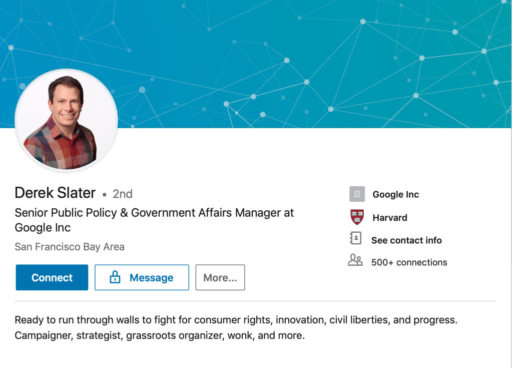 2019 Artist Enemy Countdown: #5 Derek Slater Google Public Policy – The ...