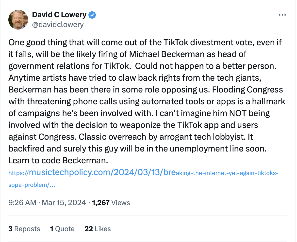 Tiktok Legislation Is Breaking The Internet Again The Trichordist